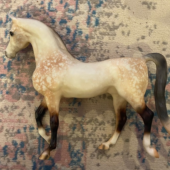 Breyer | Toys | Speckled White And Tan Arabian Breyer Model Horse ...